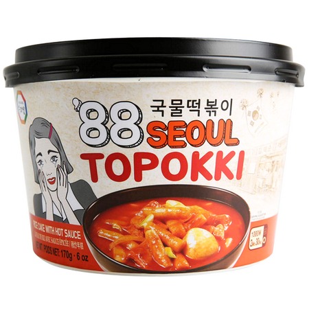 Toppoki '88 Seoul, kluski ryżowe w słodko-ostrym sosie 170g - Surasang