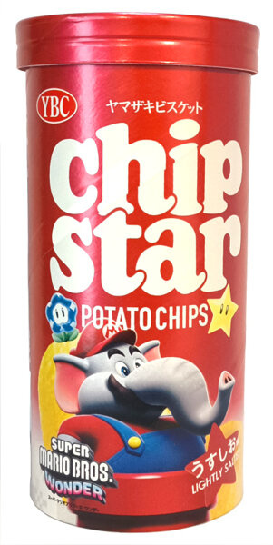 Chipsy Super Mario Collab: Chip Star Mild Salt lekko solone 45g